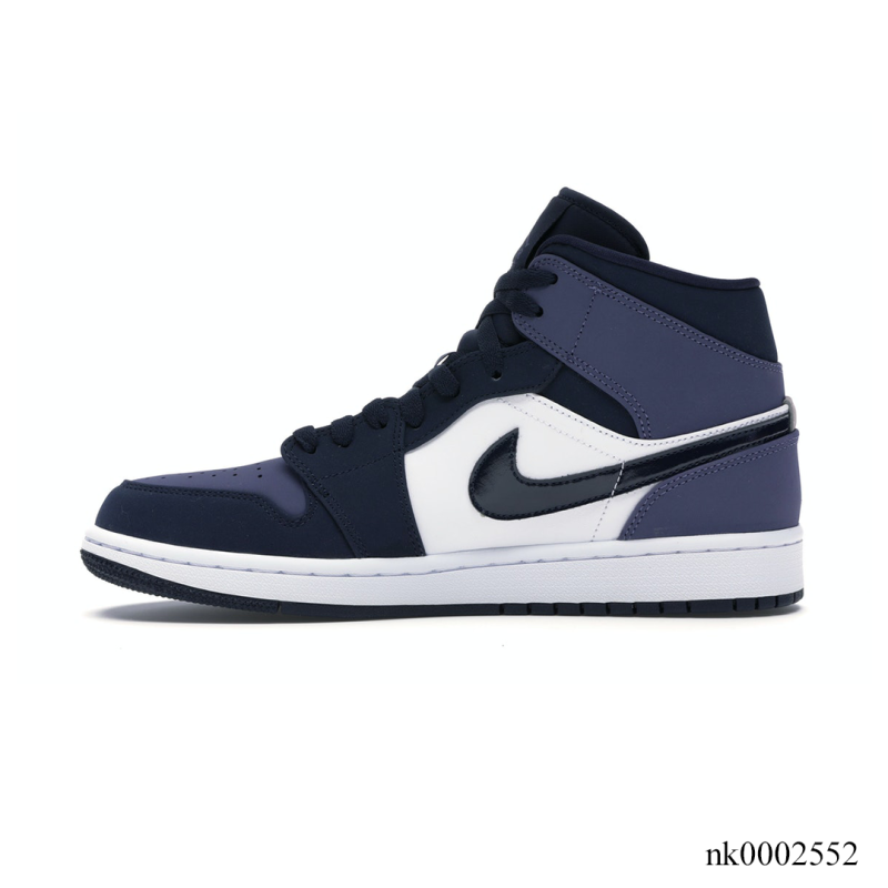 AJ 1 Mid Obsidian Sanded Purple Shoes Sneakers - nk0002552 - Dopekicksworld