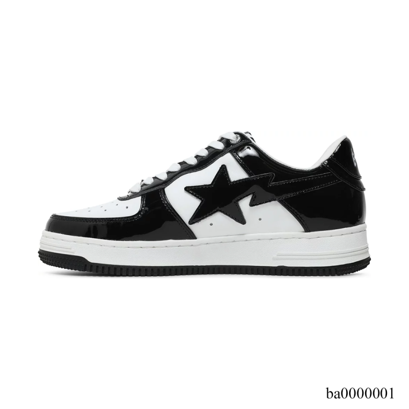 Bapesta Black Shoes Sneakers - ba0000001 - Dopekicksworld