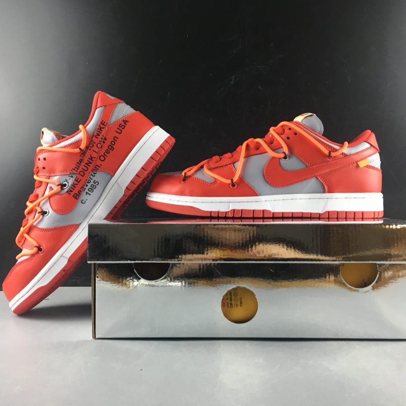 Dunk Low OW University Red Shoes Sneakers - nk0000019 - Dopekicksworld